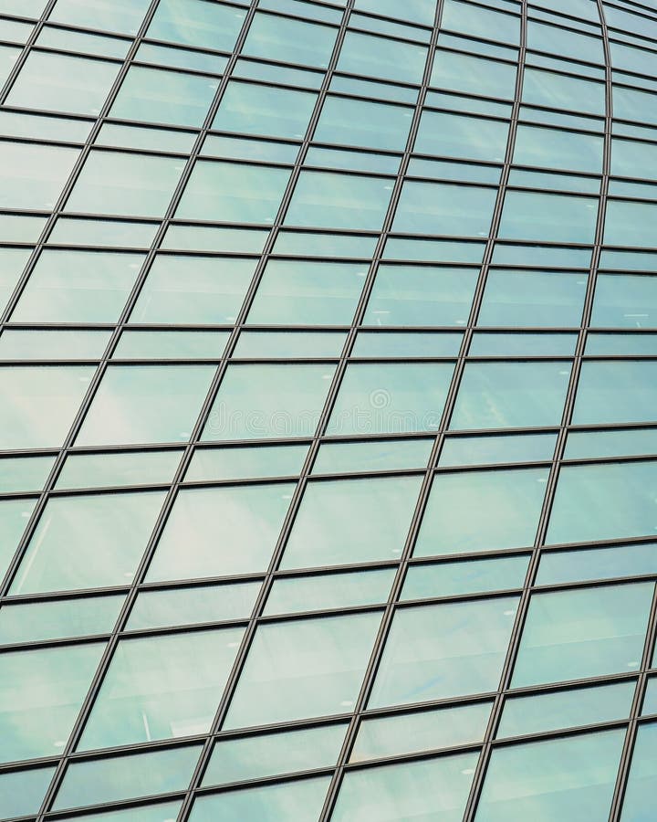 Fragment of a Modern Office Building. Abstract Geometric Background ...