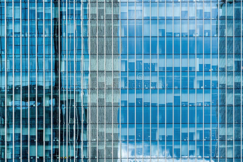 Fragment of a Modern Office Building. Abstract Geometric Background ...