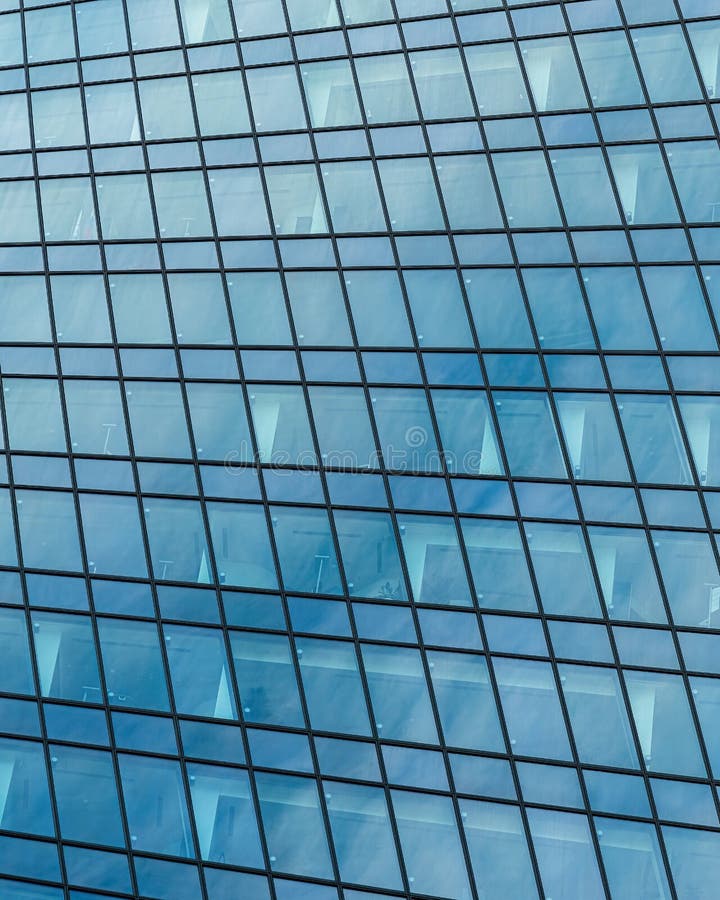 Fragment of a Modern Office Building. Abstract Geometric Background ...