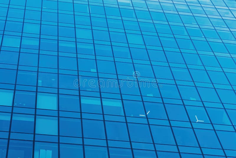 Fragment of a Modern Office Building. Abstract Geometric Background ...