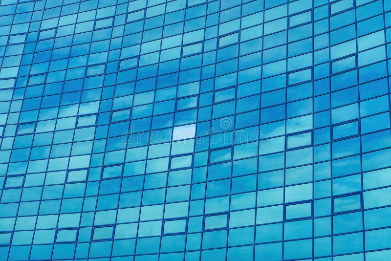 Fragment of a Modern Office Building. Geometric Background. Part of the ...