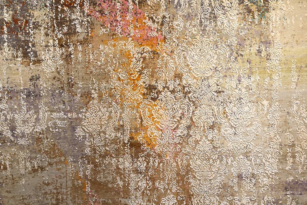 A Fragment of a Modern Strange Rug Stock Photo - Image of pattern, soft ...