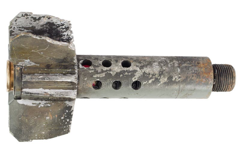 Fragment of mortar bomb stock image. Image of infantry - 122453069