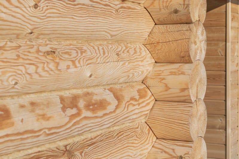 A Fragment of a New Frame of Timber Stock Photo - Image of forest, real ...