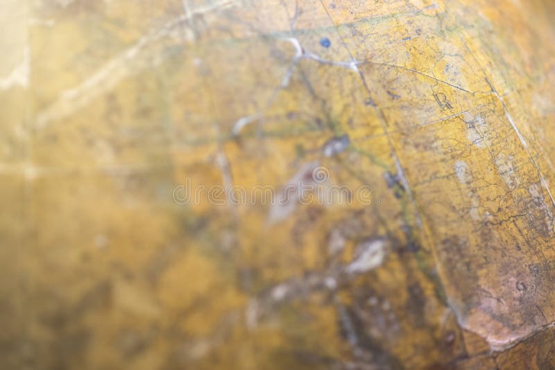 Fragment of the Old Globe, Background, Soft Focus Stock Photo - Image ...