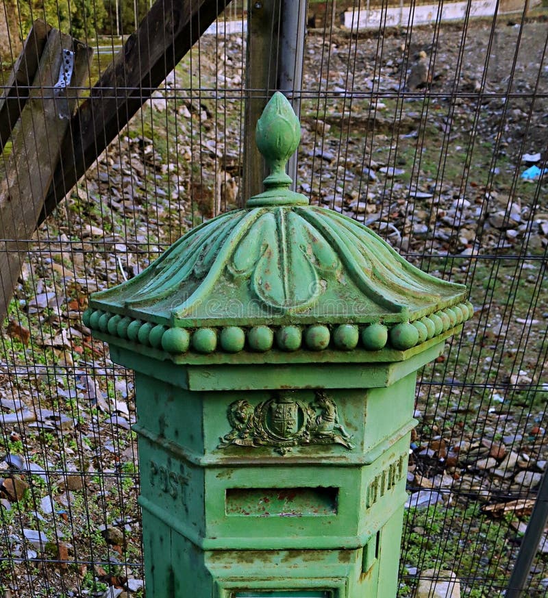 Old Irish Mailbox stock image. Image of roadside, lock - 20195169