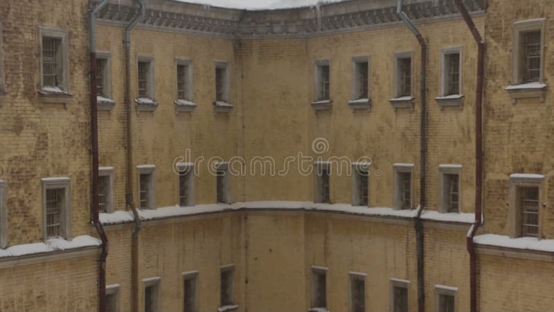 Fragment of Prison in Winter Stock Footage - Video of snow, criminal ...