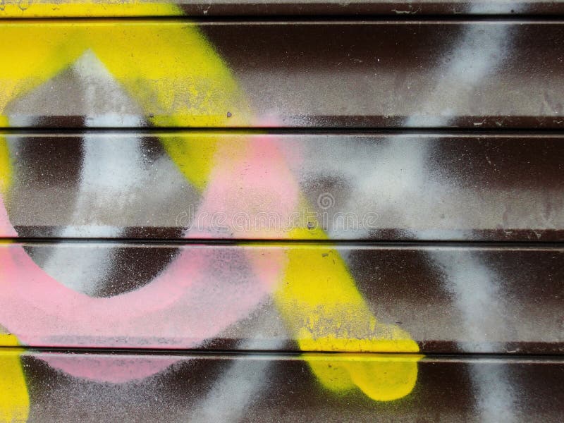 Fragment of Old Wall Texture with Peeling Paint Graffiti Editorial ...