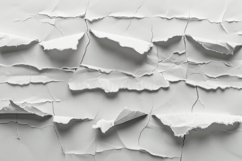 A Fragment of a Page with Rough Edges, Suggesting it Has Been Ripped or ...