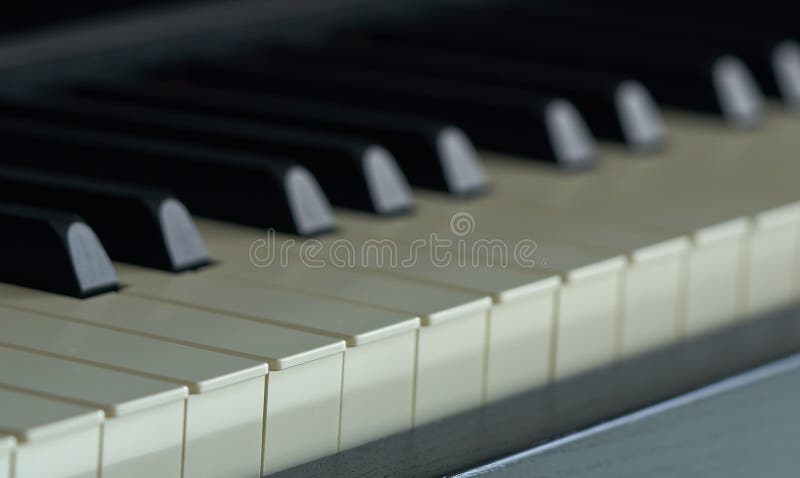 Fragment of Piano Keys, Classical Music Stock Image - Image of music ...