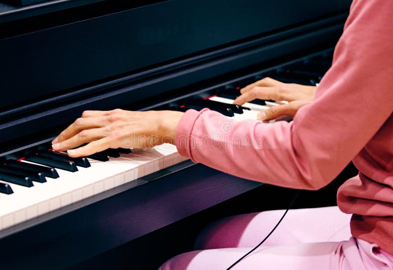 Fragment of Piano Keys, Classical Music Stock Image - Image of ...