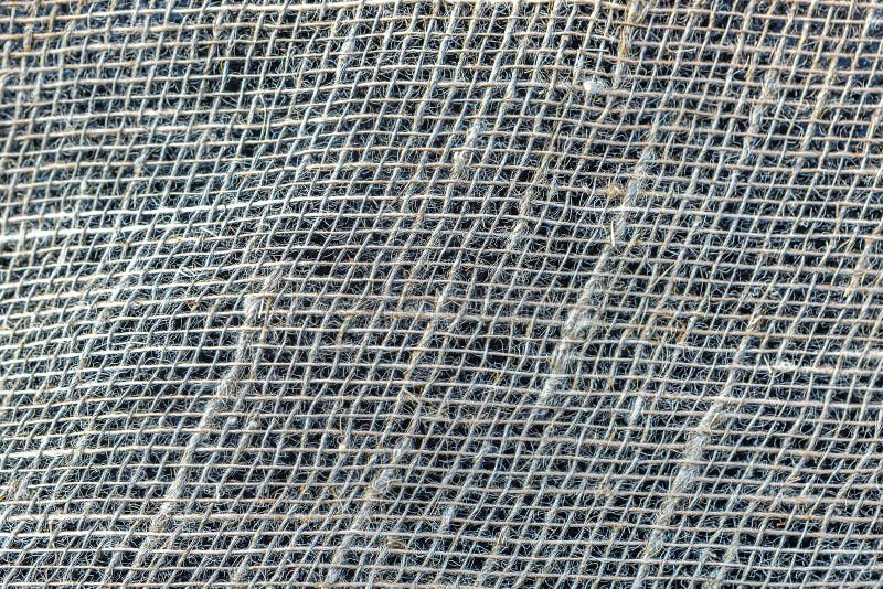 A Fragment of a Piece of Coarse Fabric of Large Weaving Stock Image ...