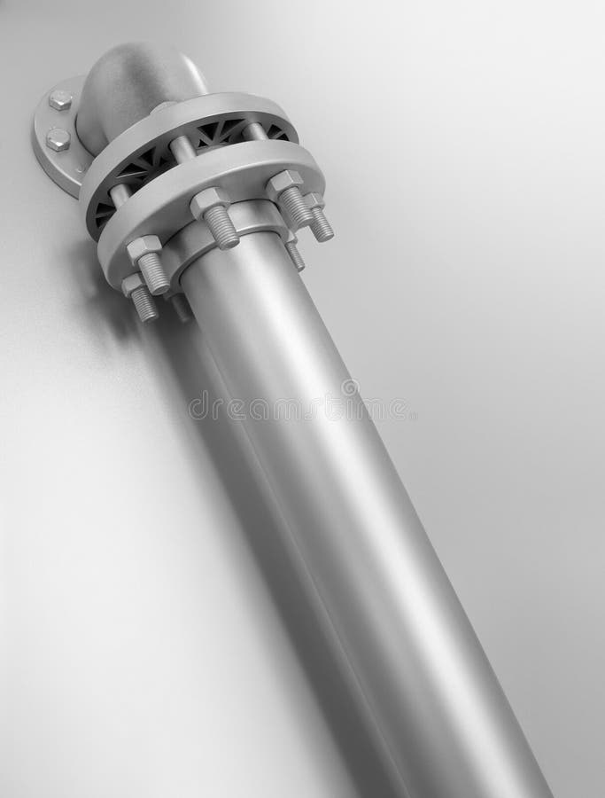 Fragment of the pipeline stock photo. Image of flange - 30465258