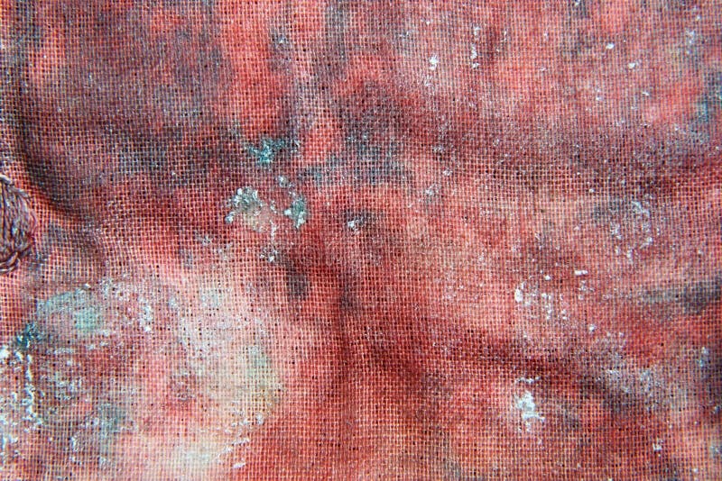 Fragment of Red Rough Fabric Stock Photo - Image of copy, antique: 33266992