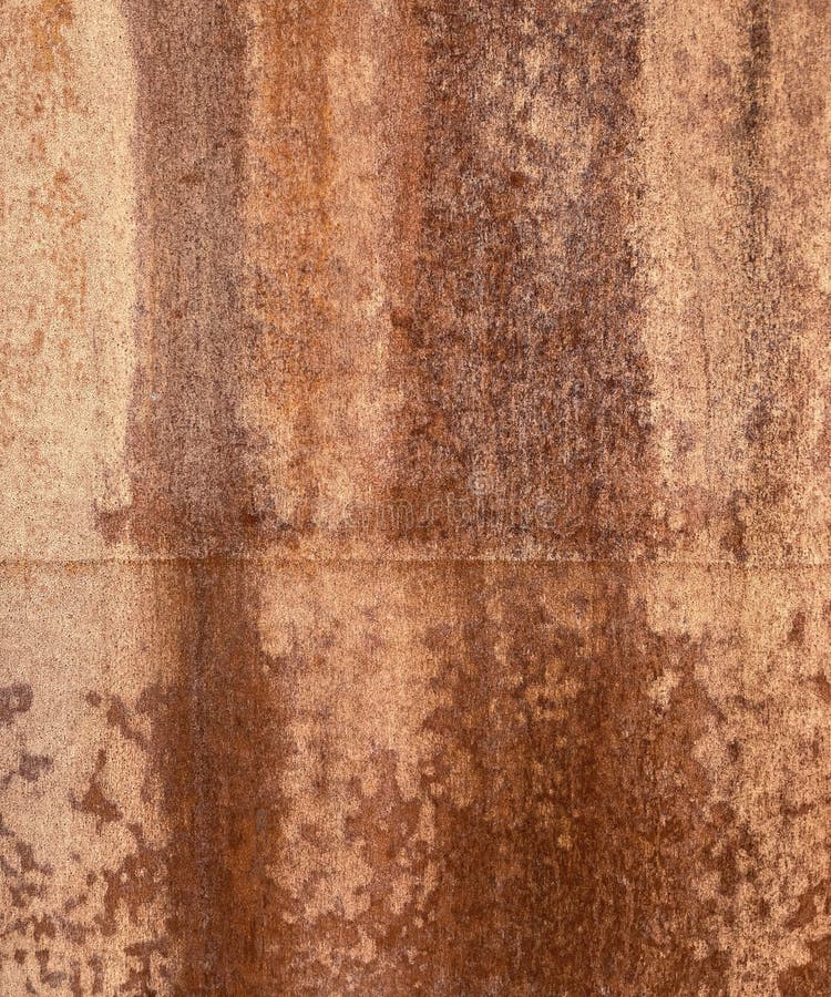 Fragment of a Rusty Iron Sheet Stock Photo - Image of color, brown ...