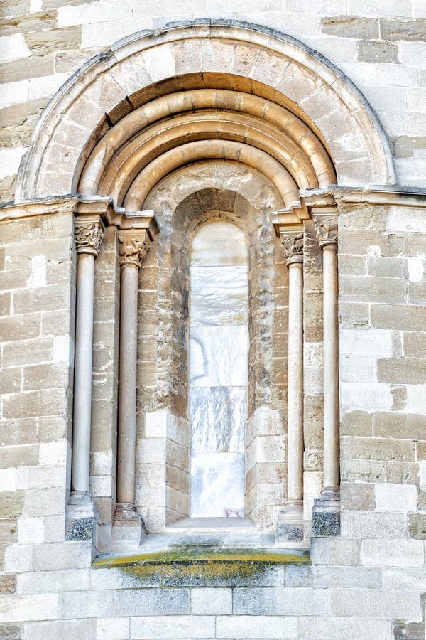 Fragment of the Stone Ancient Wall. Stock Image - Image of catalunya ...