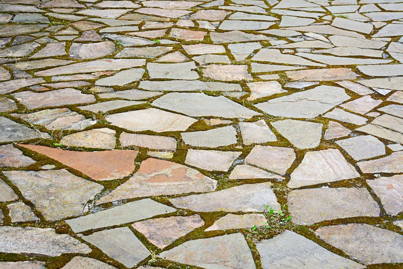 Fragment of Stone Pavement. Background of Stone Texture Stock Image ...