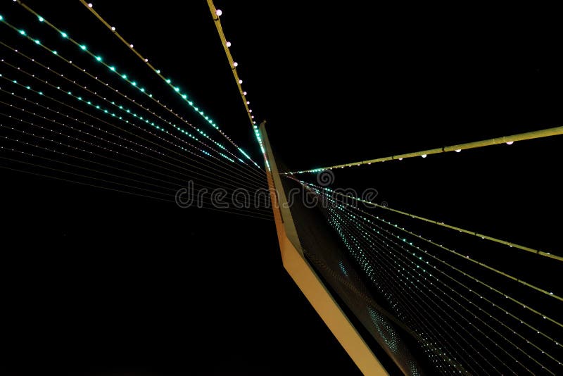 Fragment of String Bridge in Jerusalem Editorial Photography - Image of ...