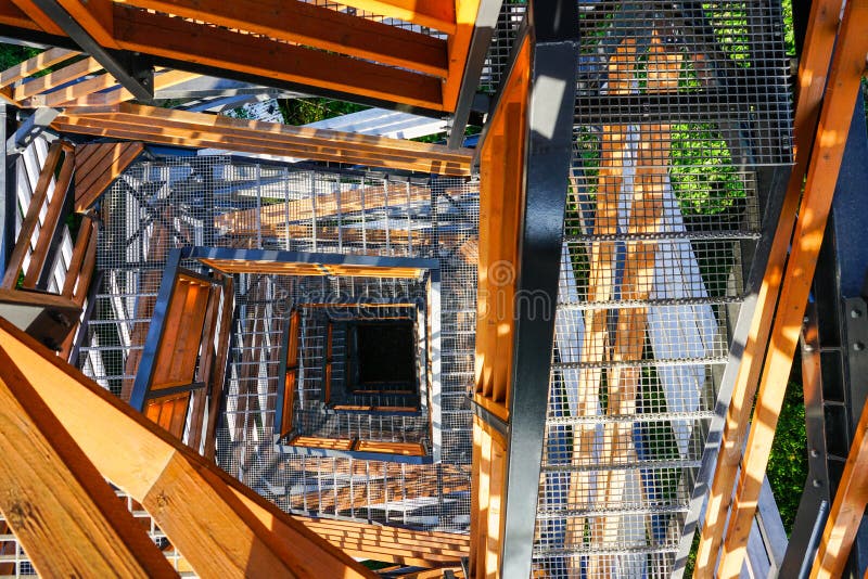 A Fragment of the Structure of a New Modern Metal Observation Tower ...
