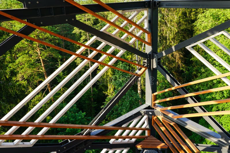 A Fragment of the Structure of a New Modern Metal Observation Tower ...