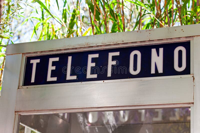 Typical Italian Telephone Sign Stock Photos - Free & Royalty-Free Stock ...