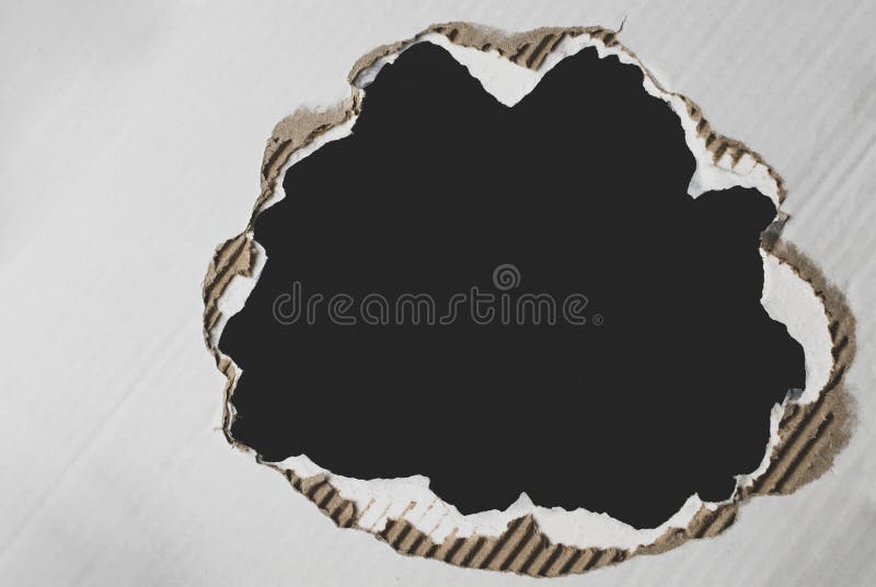 Fragment of a Cardboard Box. Cardboard with Tape and Stickers Stock ...