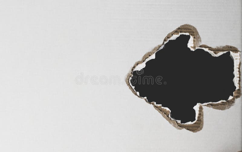 Fragment of a Cardboard Box. Cardboard with Tape and Stickers Stock ...