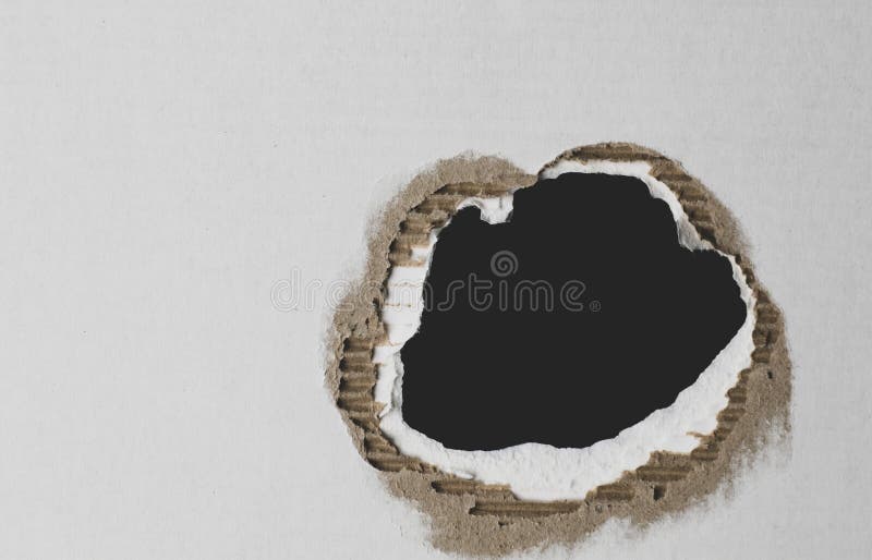 Fragment of a Cardboard Box. Cardboard with Tape and Stickers Stock ...