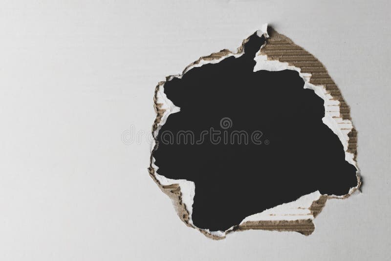 Fragment of a Cardboard Box. Cardboard with Tape and Stickers Stock ...