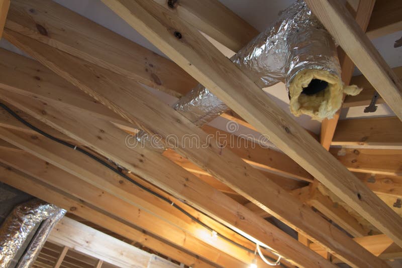 A Fragment of a Ventilation System Stock Image - Image of channel, pipe ...