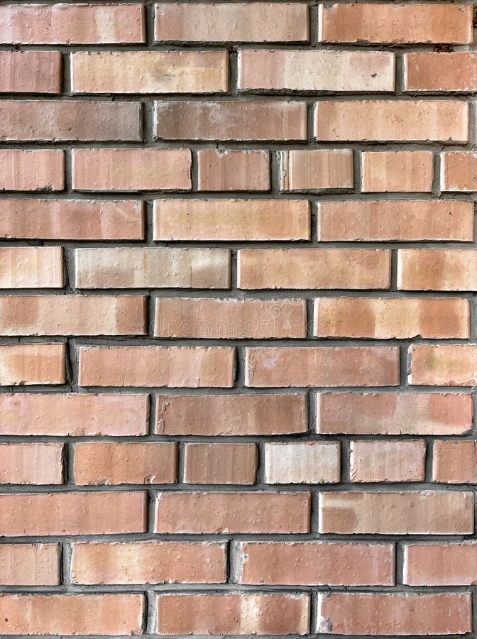 Fragment of a Vintage Brick Wall of a Building Stock Image - Image of ...