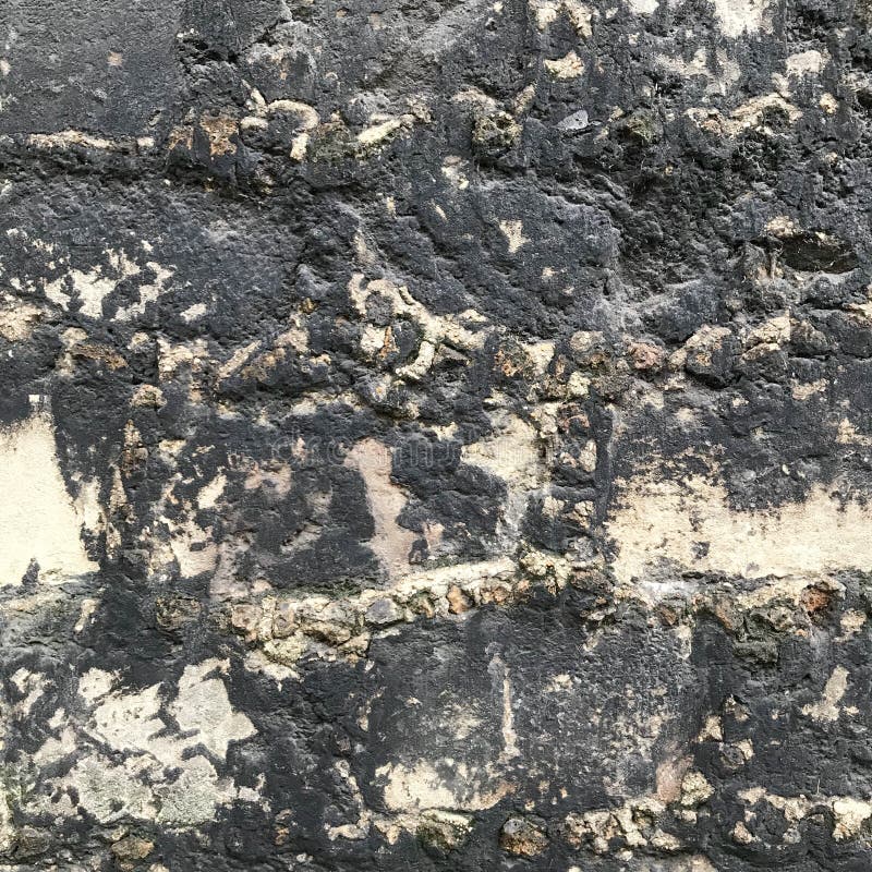 Fragment of a Wall from a Chipped Stone. Natural Texture Stock Image ...