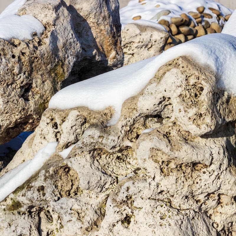 Fragment of a Wall Made of Stone. Stone Wall Stock Photo - Image of ...