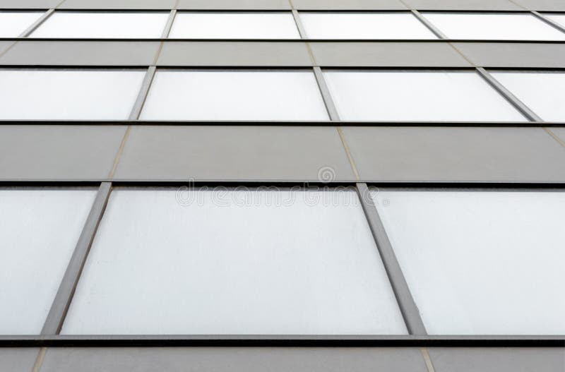Fragment of the Wall and Windows of a Modern Tall Office Building Stock ...