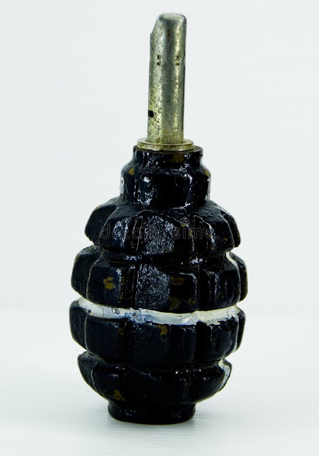 Fragmentation Grenade, Metal Dummy without a Ring Stock Image - Image ...