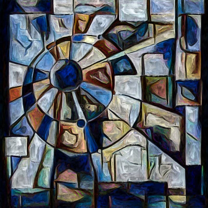 Fragmented Color Space stock photo. Image of canvas - 237941948