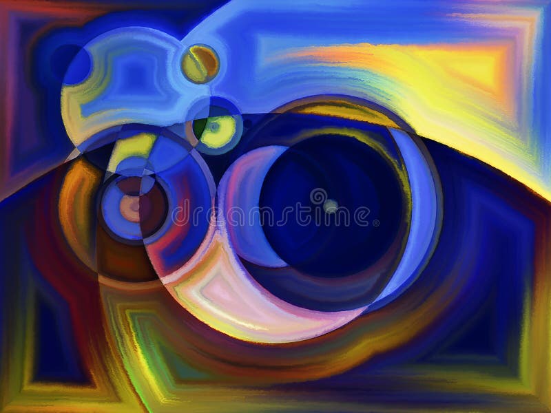 Fragmented Complexity stock illustration. Illustration of background ...