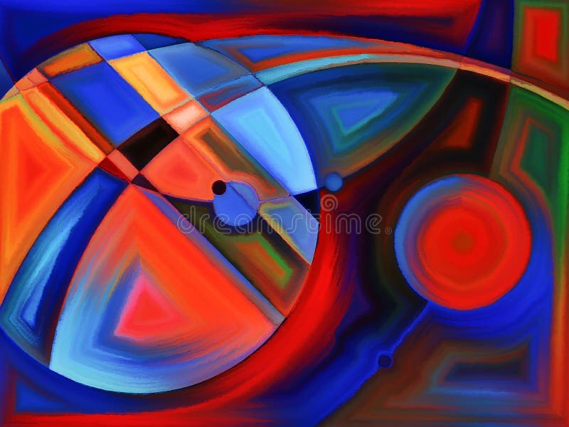 Fragmented Connections stock illustration. Illustration of effect ...