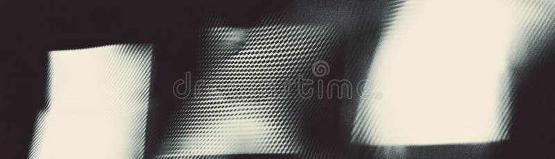 Fragmented Design Featuring Varied Halftone Patterns and Textures in ...