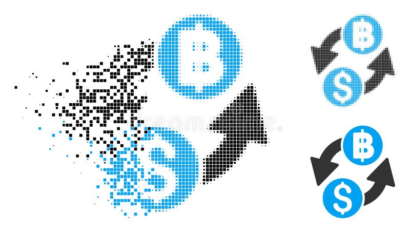 Fragmented Dotted Halftone Dollar Baht Exchange Icon Stock Vector ... Fragmented Dotted Halftone Dollar Baht Exchange Icon Stock Vector ...