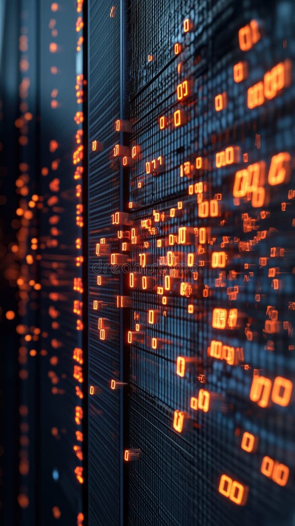 Fragmented Firewall Collapsing Under Surge of Neon Matrix Like Data ...