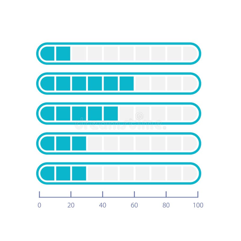 Fragmented Level Infographic Chart Design Template Stock Vector ...