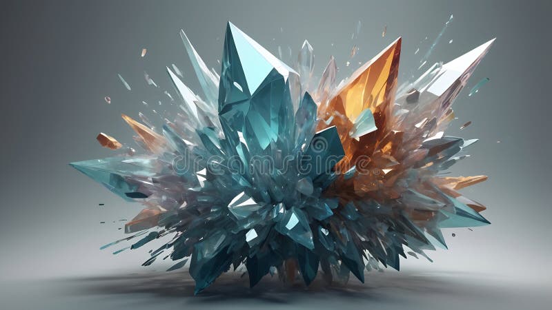 Fragmented Light in Soft Backdrop Stock Illustration - Illustration of ...