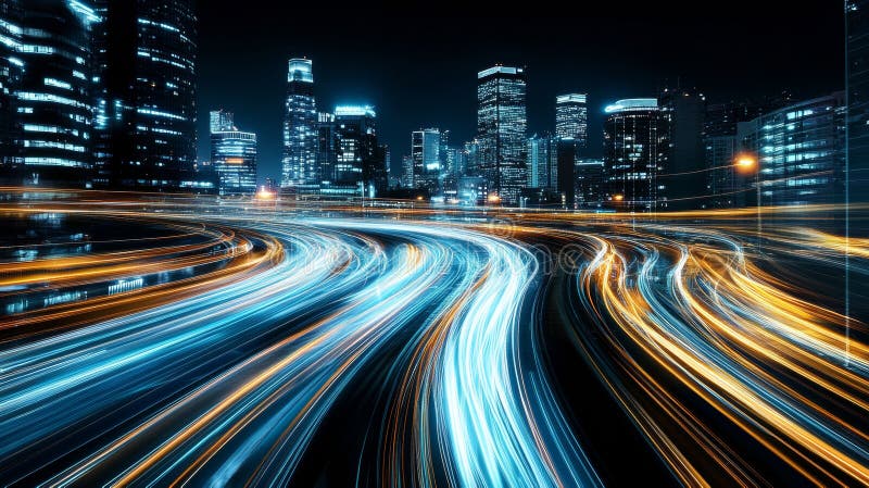 Fragmented Light Streams and a Creative Glitch Overlay Produce Vibrant ...