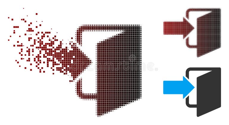 Dispersed Exit Door Icon Stock Illustrations – 28 Dispersed Exit Door ...