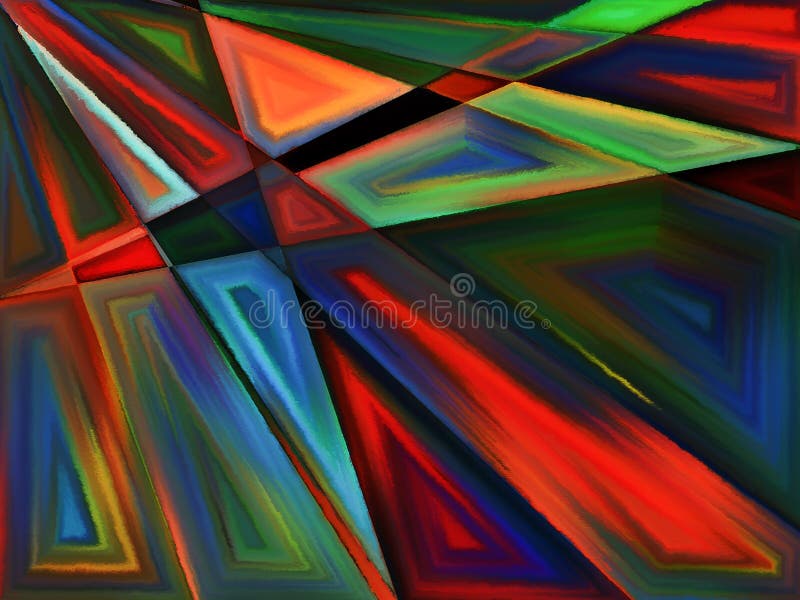 Fragmented Solution stock illustration. Illustration of color - 186472958