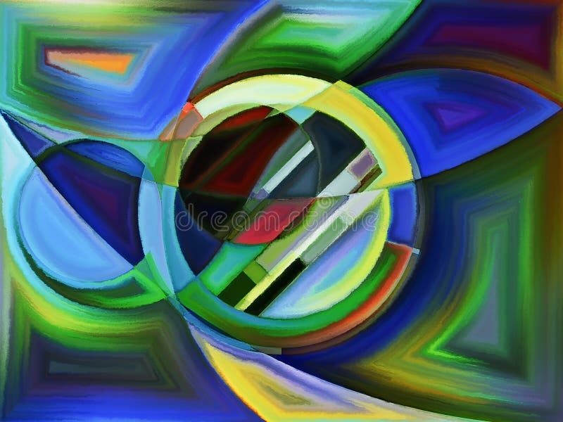 Fragmented Solution stock illustration. Illustration of division ...