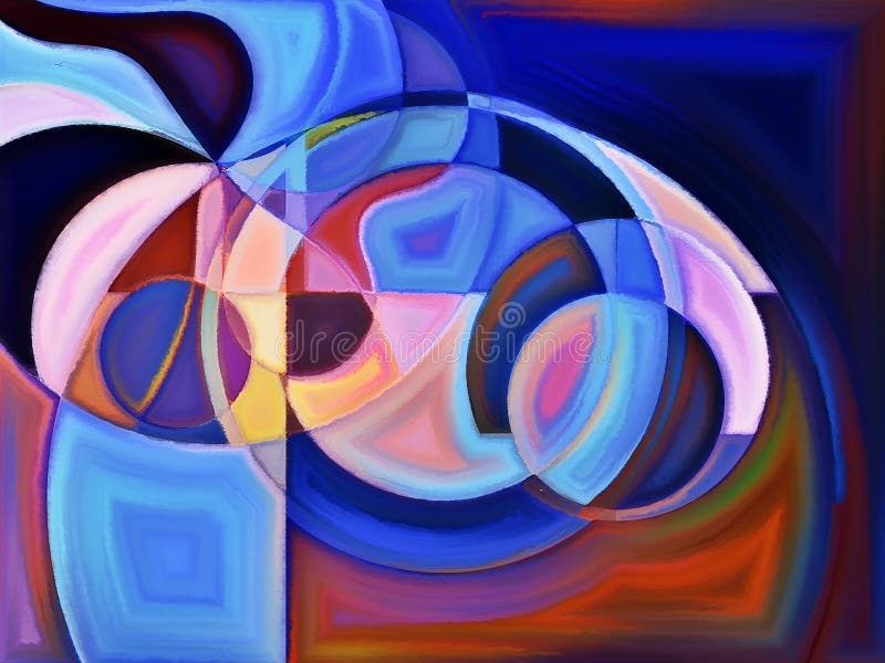 Fragmented Solution stock illustration. Illustration of abstract ...