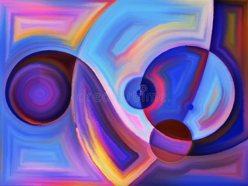 Fragmented Solution stock illustration. Illustration of composition ...