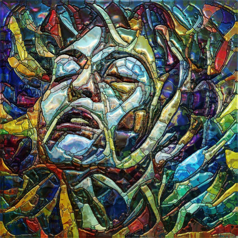 Fragmented Unity stock illustration. Illustration of ornament - 239568988